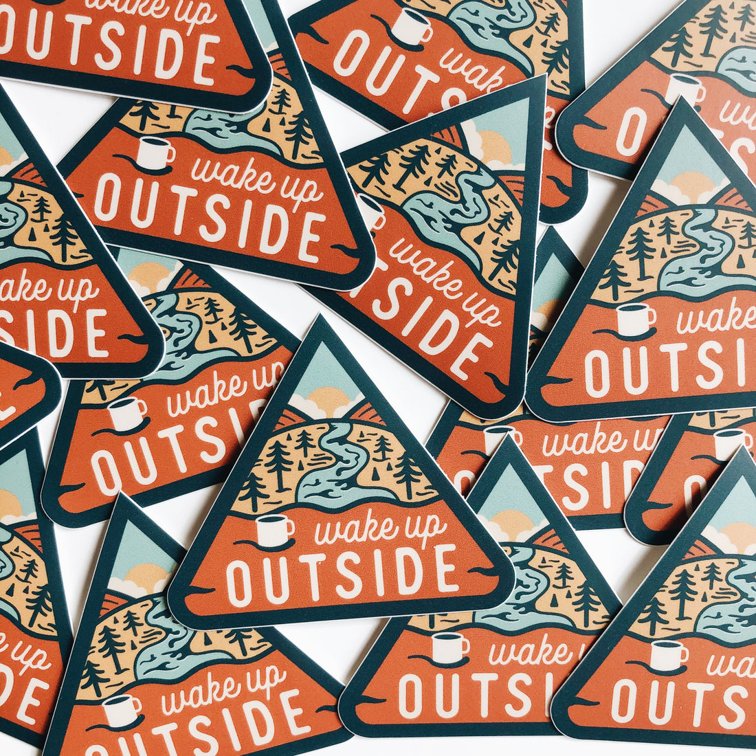 Made in Minny | 'Wake Up Outside' Vinyl Sticker
